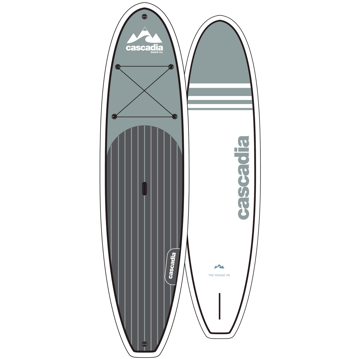 Compact All-Around Paddle Board | The Nomad Lake Shore – Cascadia Board ...